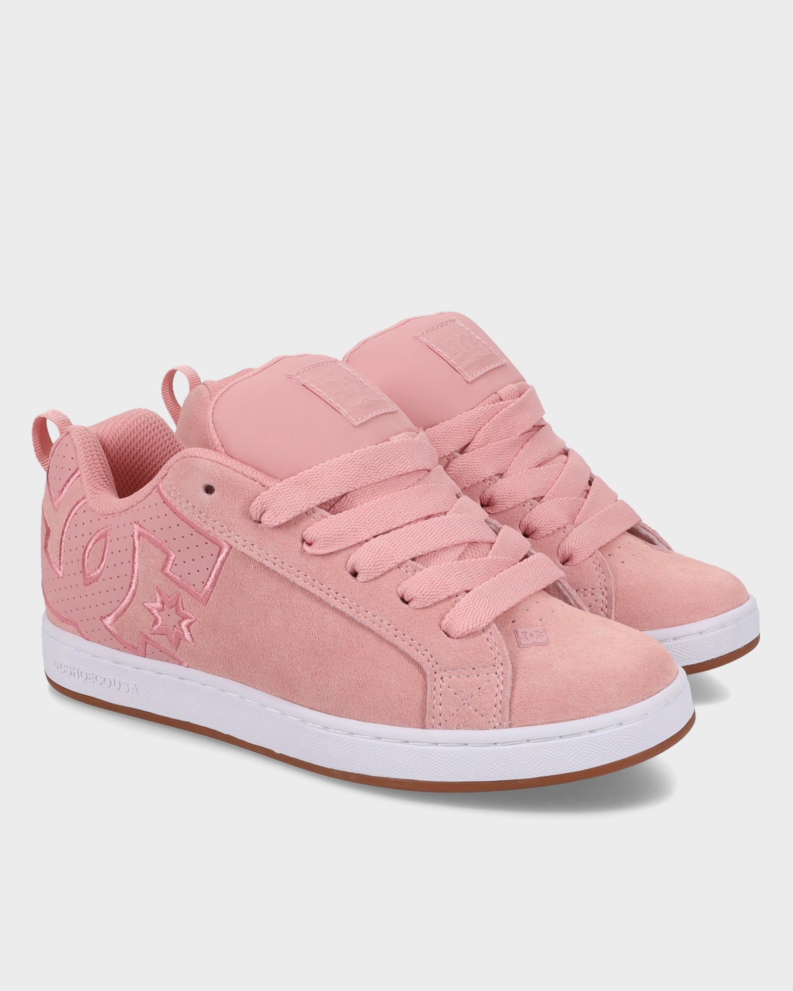Womens Court Graffik Sneakers - PINK/WHITE / 5 | DC Shoes
