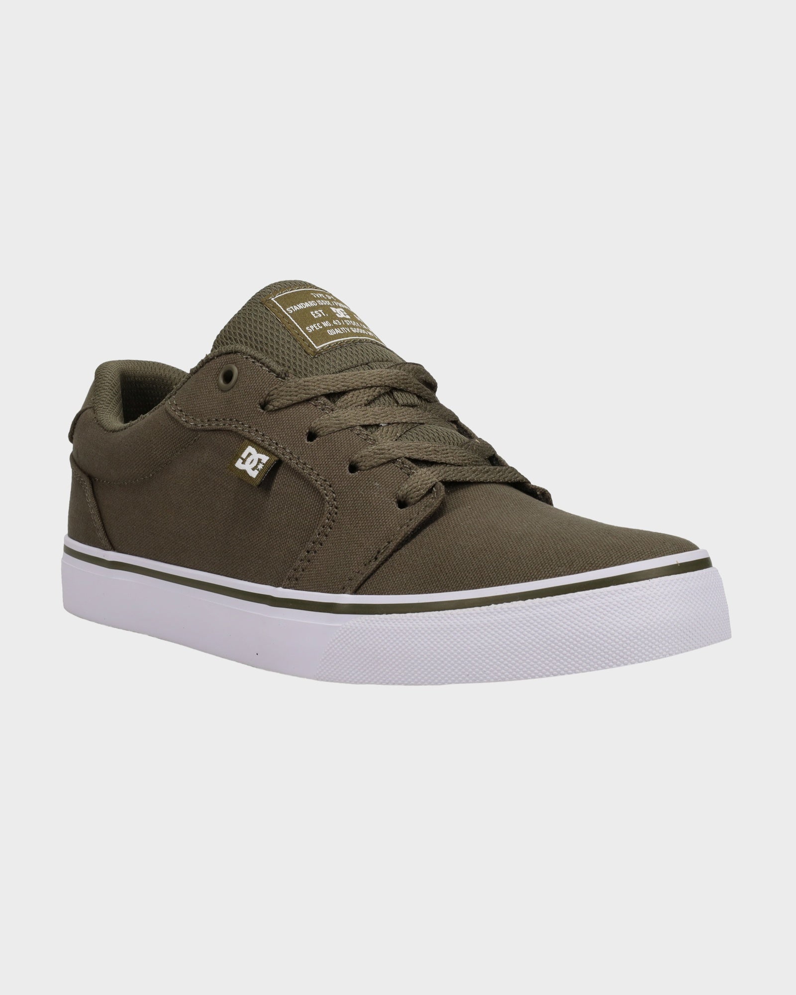 Mens Anvil TX Skate Shoes - LIGHT OLIVE / 7 | DC Shoes