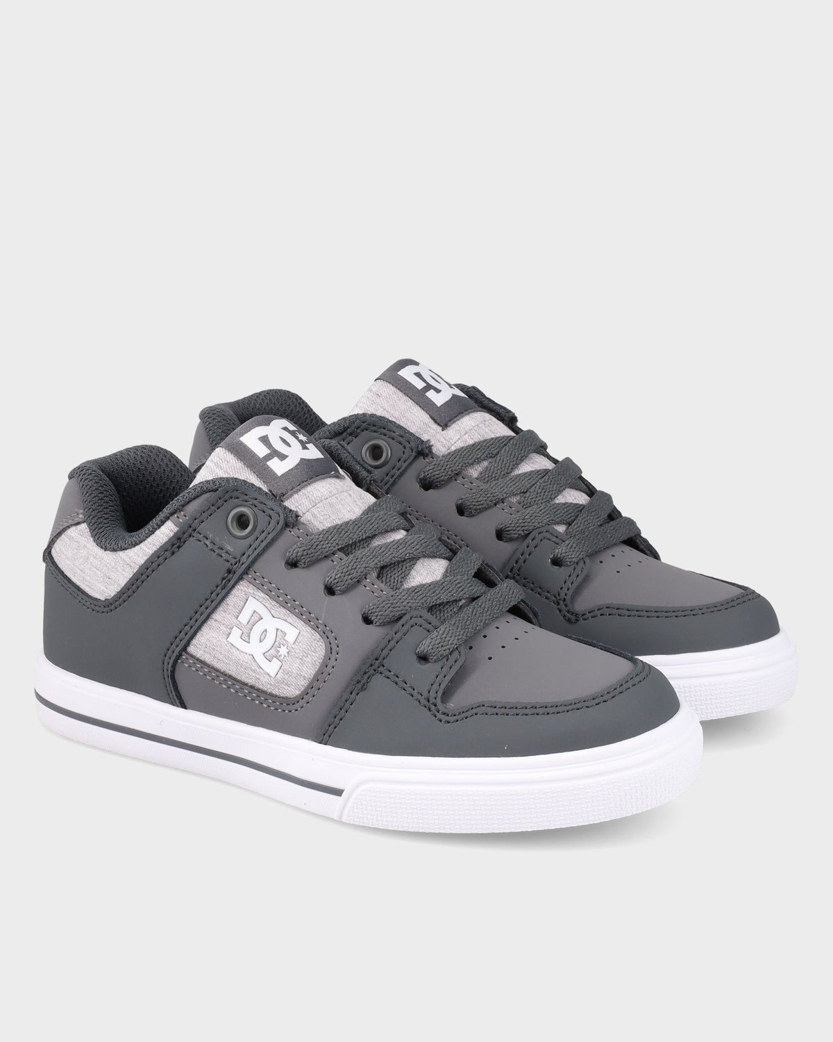 Boys 8-16 Pure Skate Shoes - DARK GREY/GREY / 11 | DC Shoes