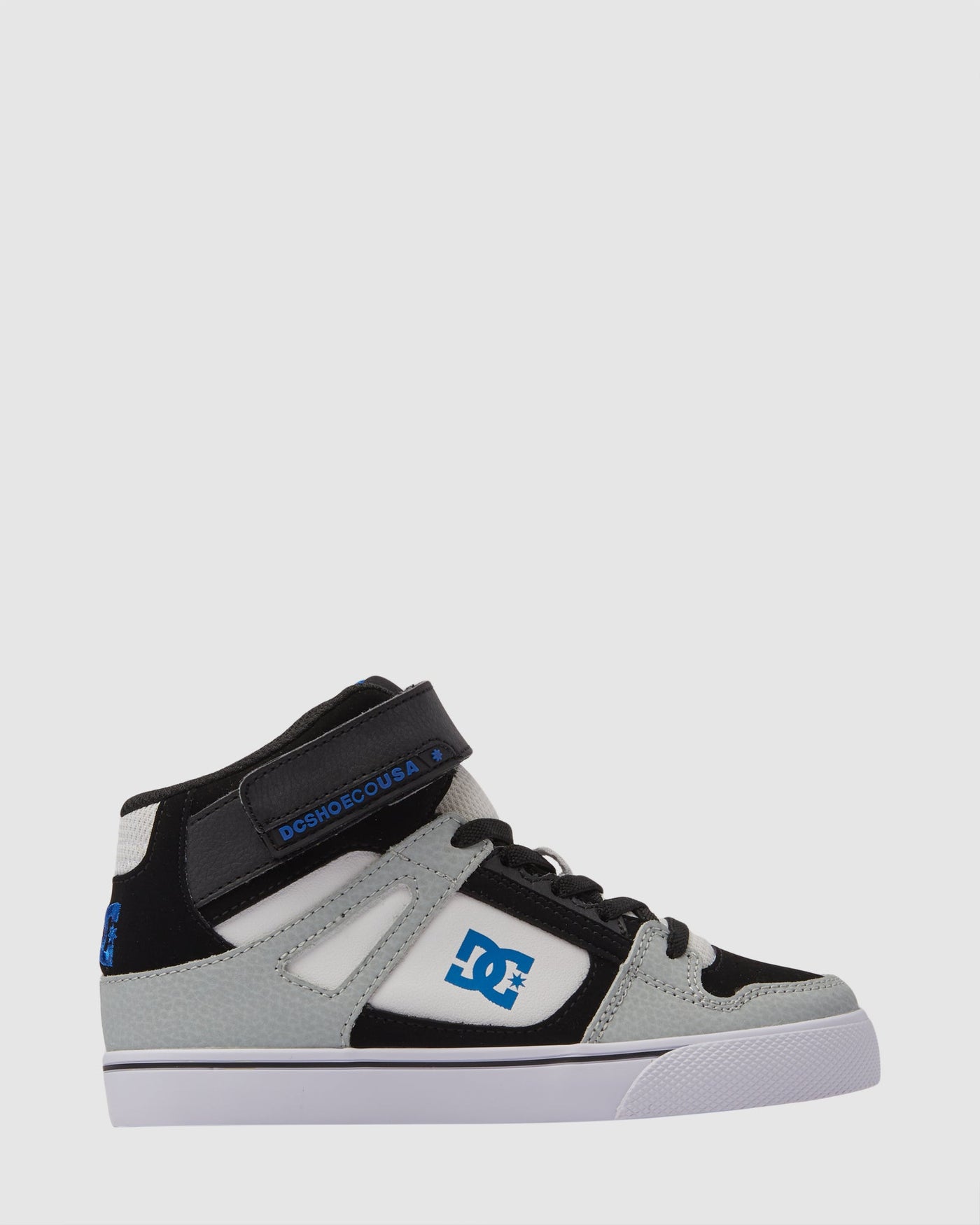 Kids Pure High-Top EV Shoes - WHITE/GREY/BLUE / 11 | DC Shoes