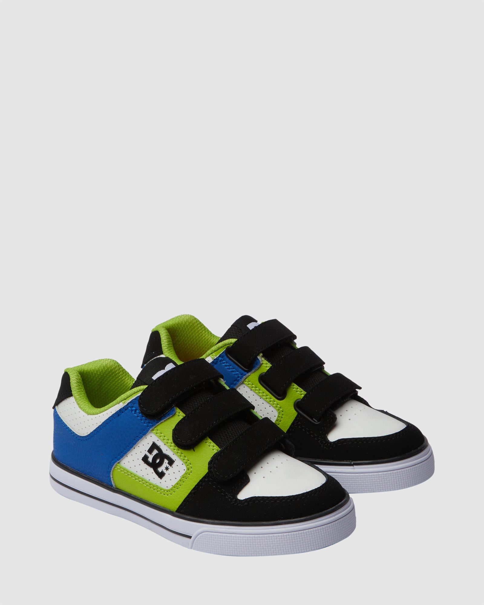 Kids Pure V Shoes - BLACK/BLUE/GREEN / 11 | DC Shoes