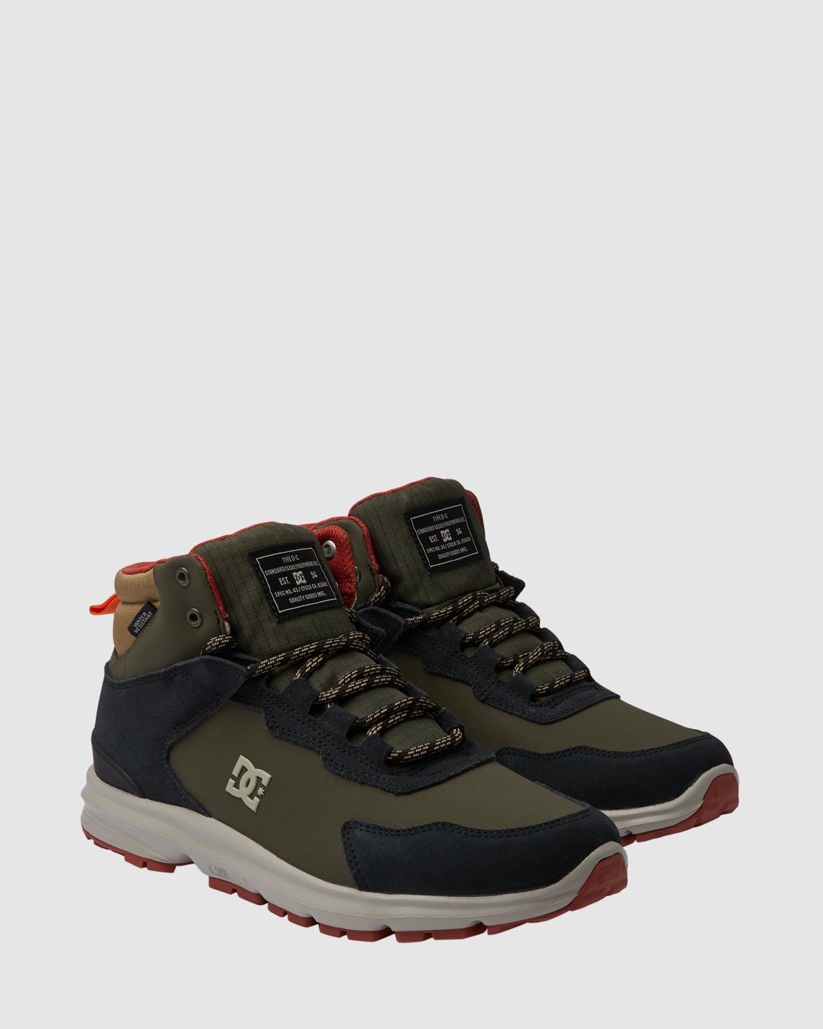 Mens Mutiny WR Boots - BROWN/BROWN/GREEN / 7 | DC Shoes
