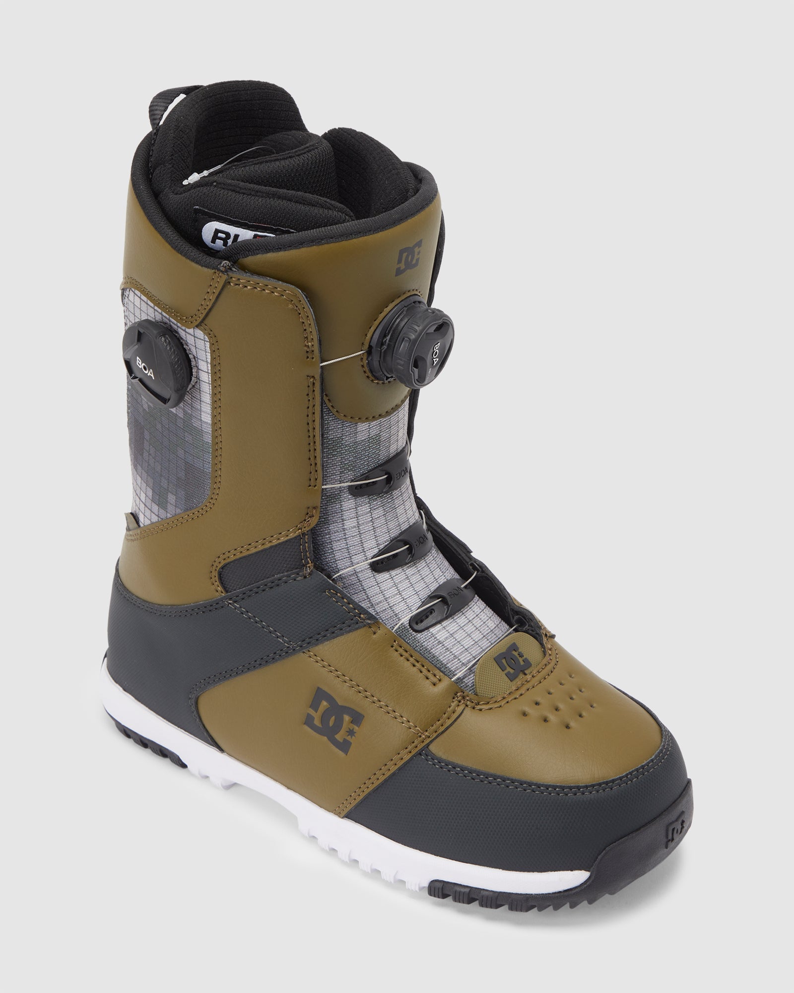 Mens Control BOA Snowboard Boots - OLIVE/MILITARY / 7 | DC Shoes