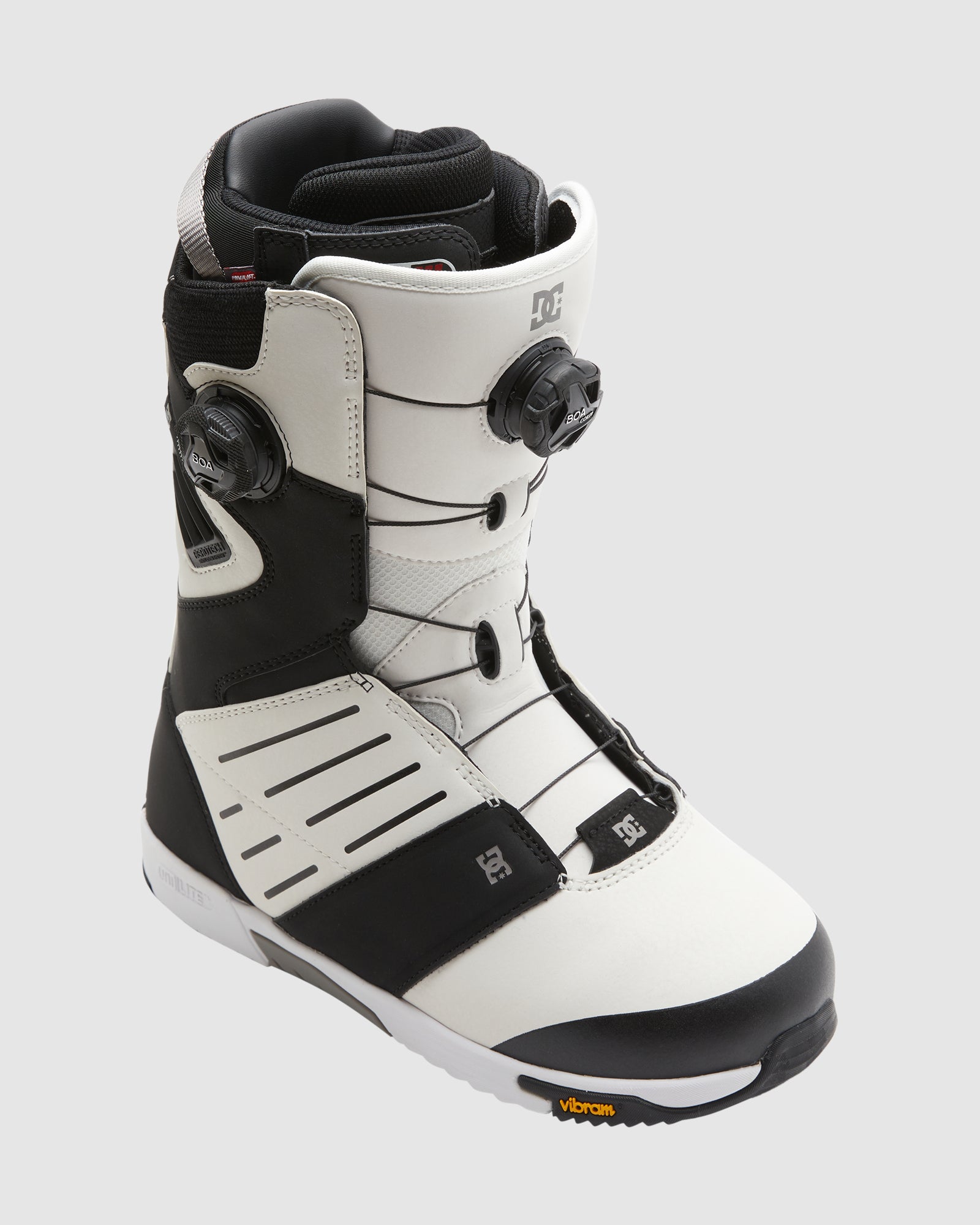 Mens Judge BOA Snowboard Boots - WHITE/BLACK/CITRUS / 7 | DC Shoes
