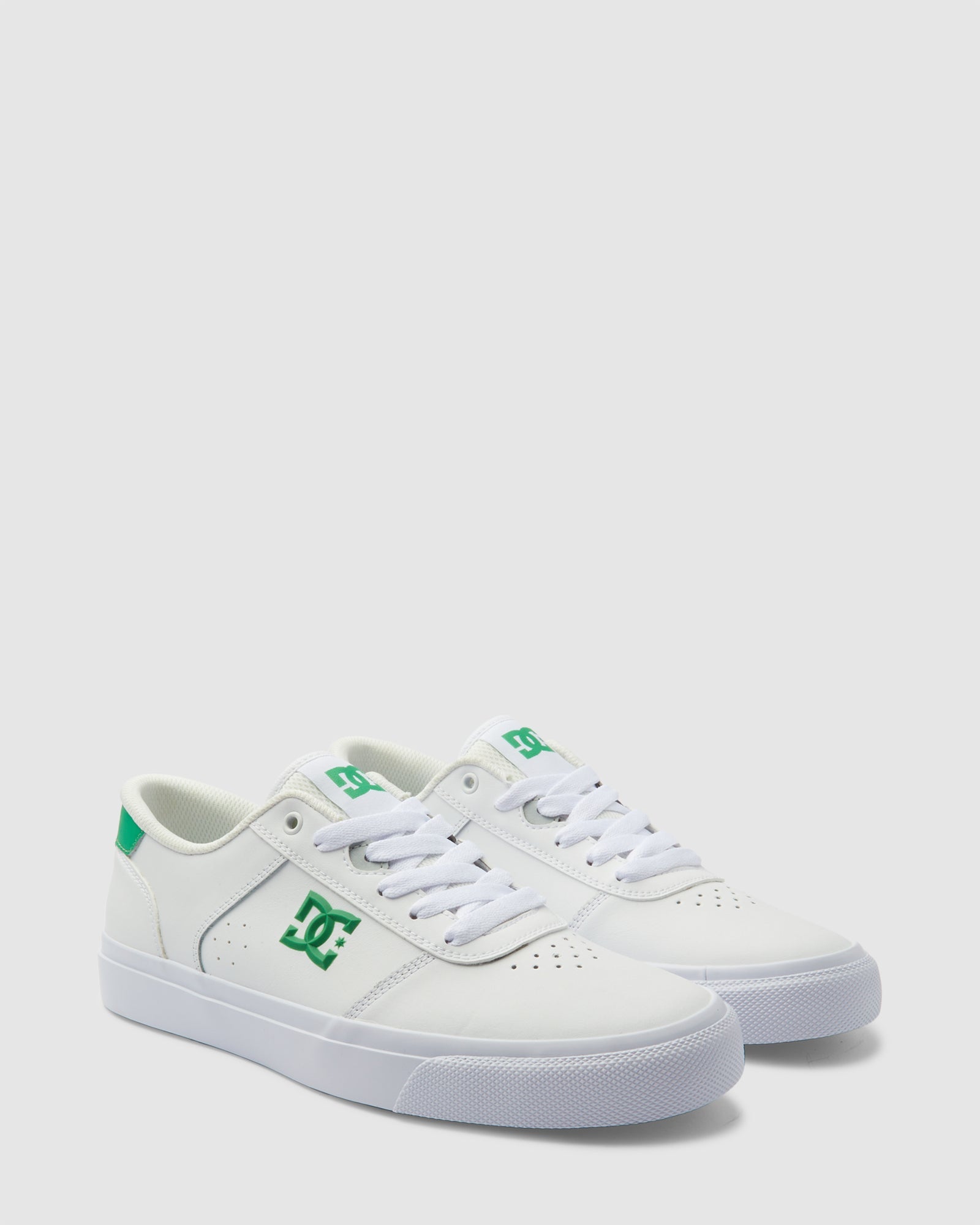 Mens Teknic Shoes - WHITE/GREEN / 7 | DC Shoes