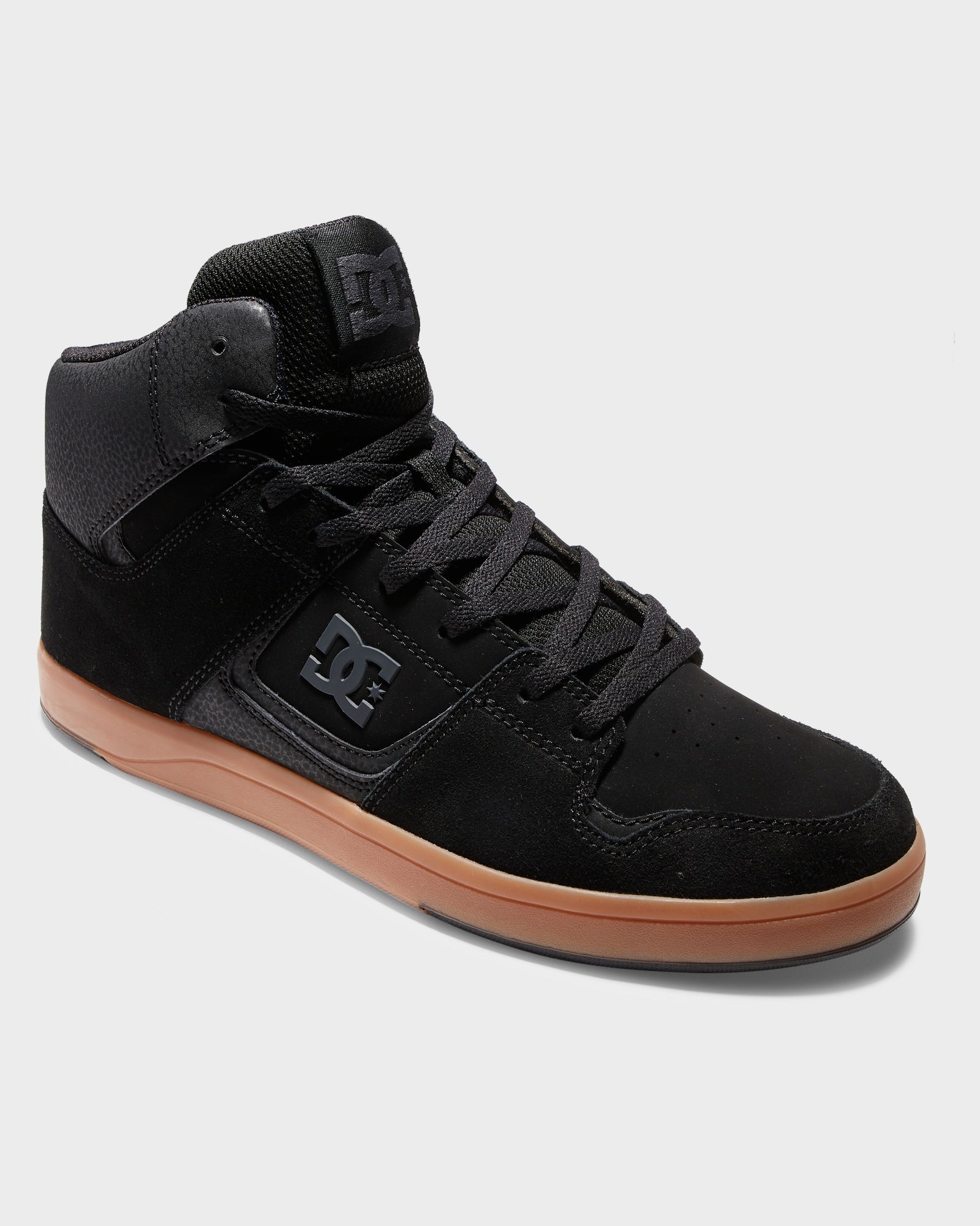 DC SHOES PURE HI TOP - BLACK/GUM / 7 | DC Shoes