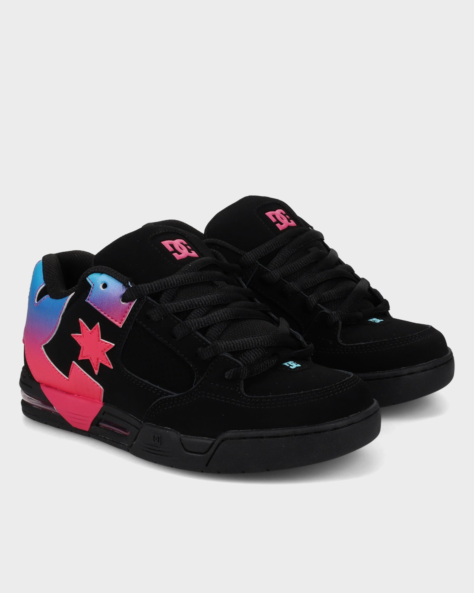 Womens DC Command Skate Shoes - BLACK/MULTI / 5 | DC Shoes
