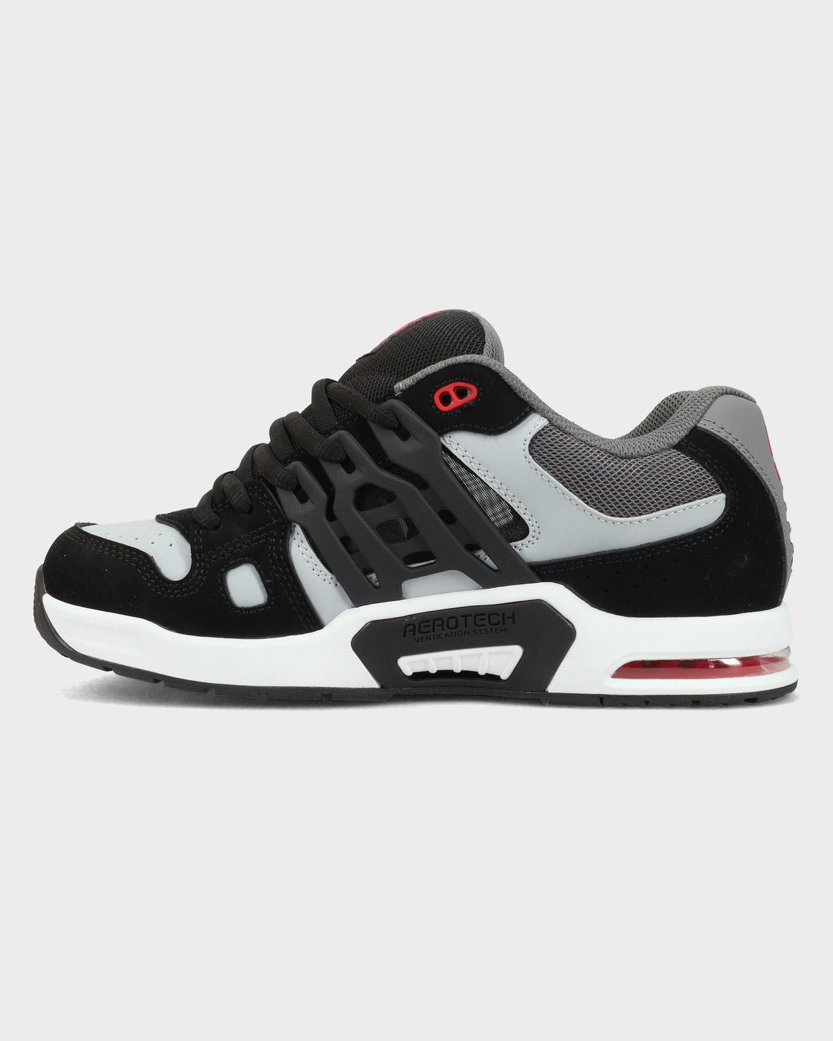 Mens AT-2 Skate Shoes - BLACK/GREY/RED / 6 | DC Shoes